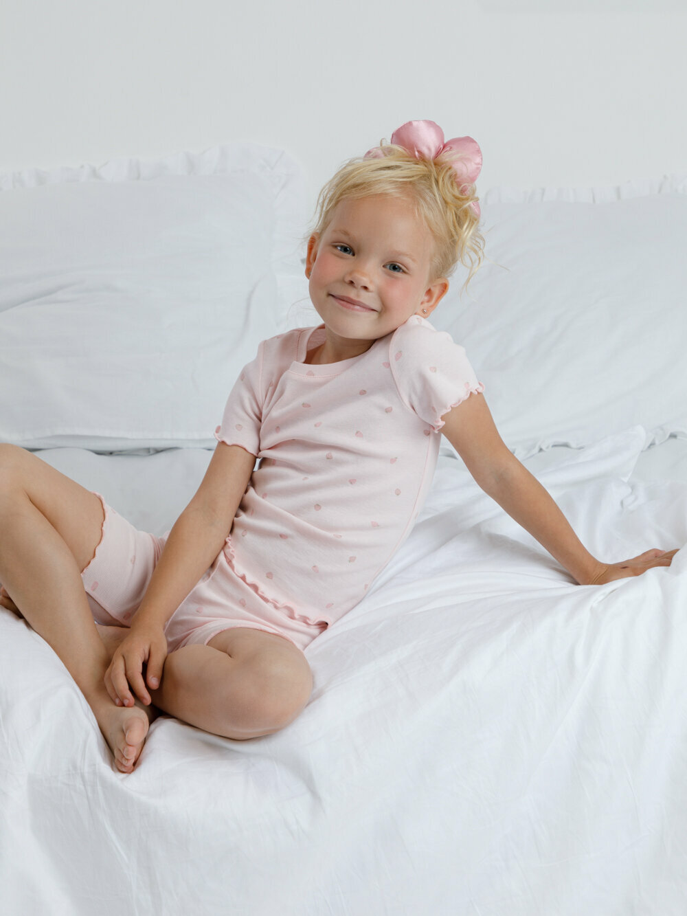 Пижама К 1632/нежно-розовый,лесная земляника