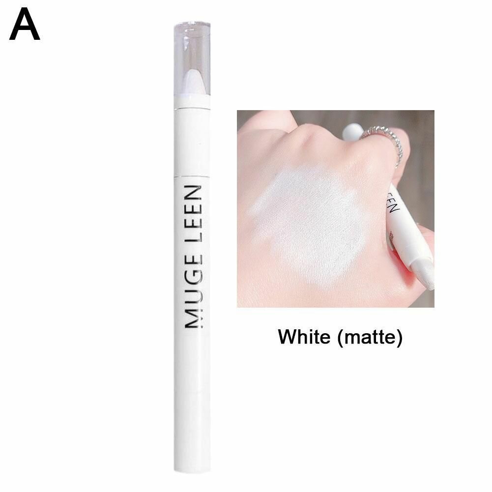 Белые матовые тени для век в стике