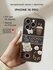 Чехол на Apple iPhone 16 Pro / Айфон 16 Про с принтом "Lucky bear coffee 1"