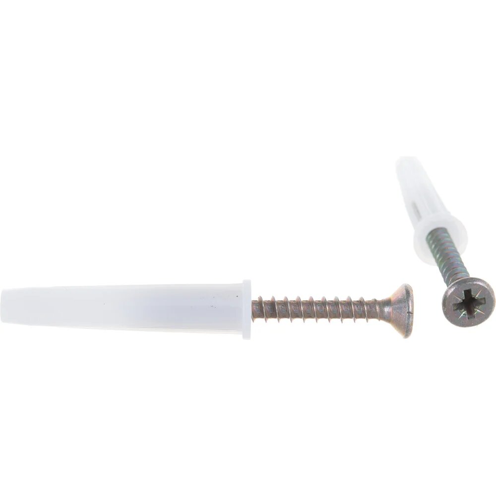 VIPкрепеж Набор белый дюбель 30 шт 31564 VIP