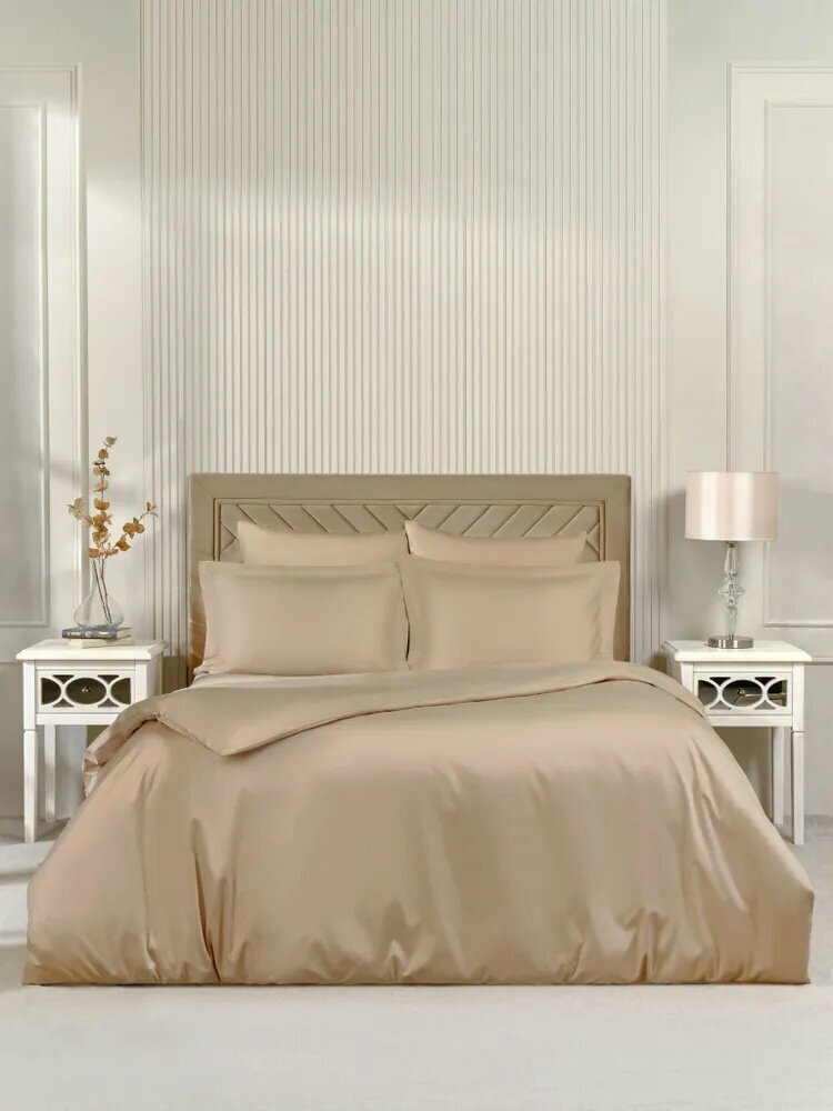 Комплект постельного белья, Сатин люкс, Евро, наволочки 50x70