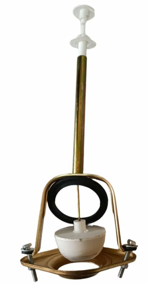 Арматура сливная для бачка стойка в сборе вертикальная, латунная АБ118