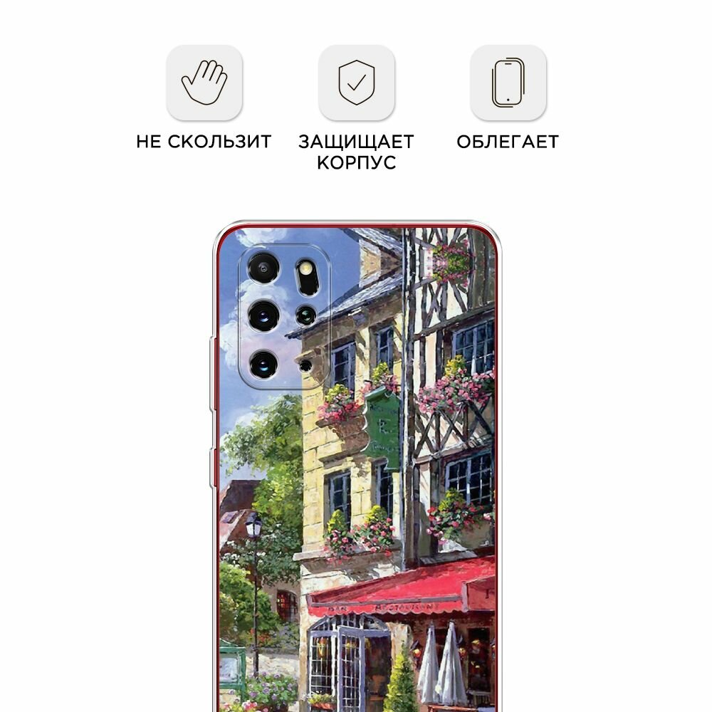 Чехол на Samsung Galaxy S20 + / Самсунг Галакси S20 Плюс с принтом "Старая улица" — фото 1