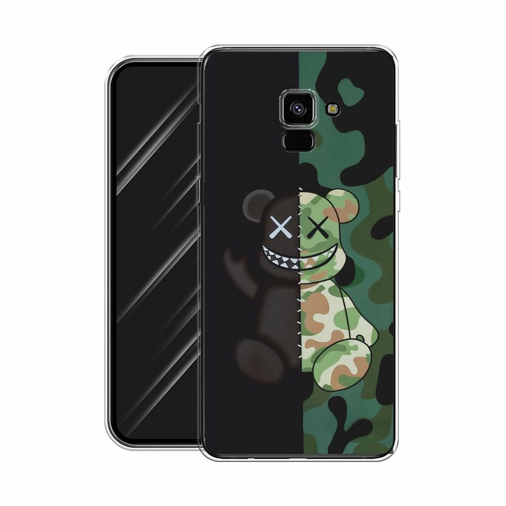 Чехол на Samsung Galaxy A8 + / Самсунг Галакси А8 Плюс 2018 с принтом "KAWS 23 февраля 1" — фото 1