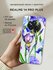 Чехол на Realme 14 Pro+ / Реалми 14 Про+ с принтом "Синие ирисы", прозрачный