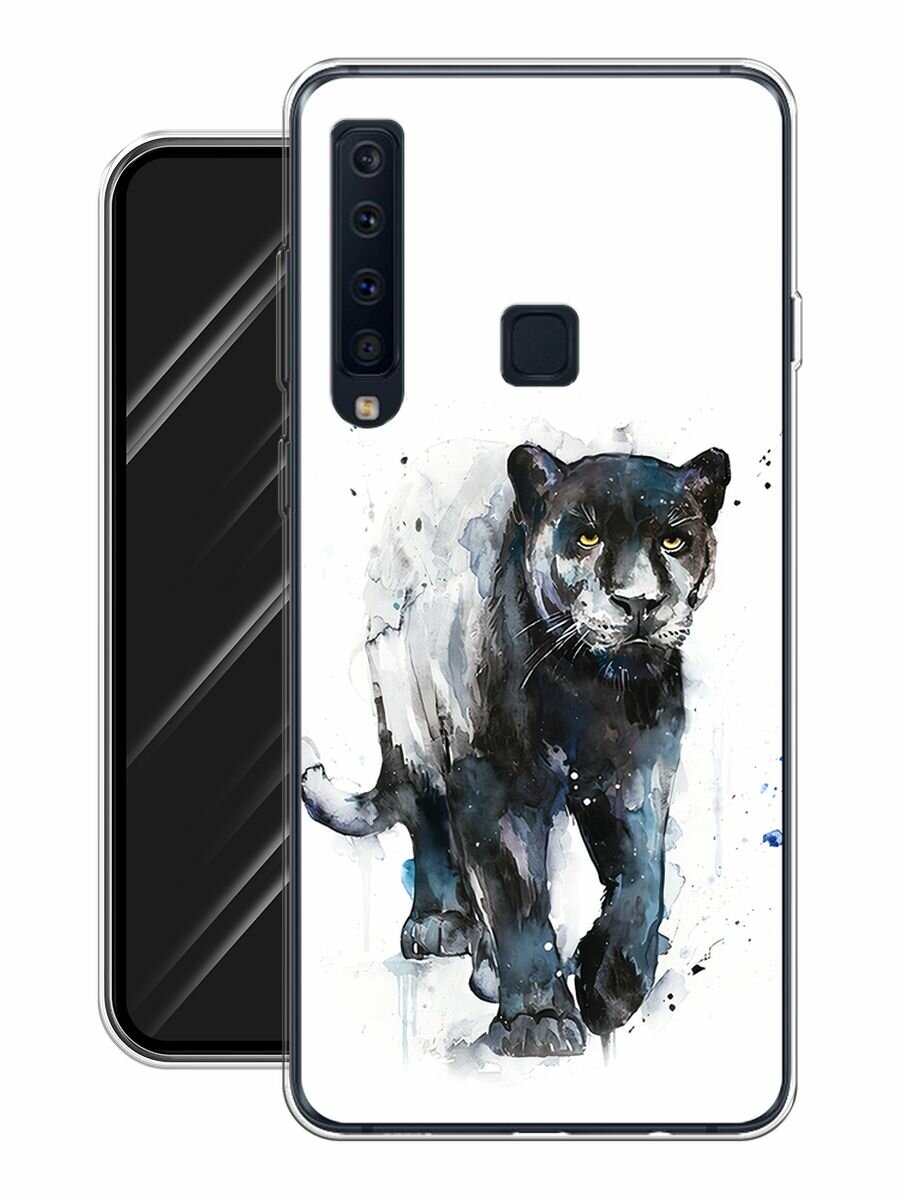 Чехол на Samsung Galaxy A9 2018 / Самсунг Галакси А9 2018 с принтом "Пантера арт 3" — фото 1