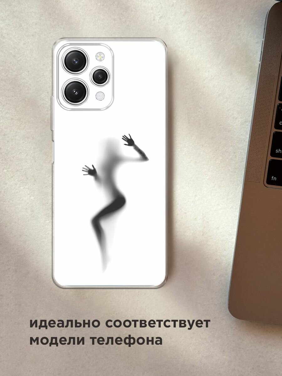 Чехол на Xiaomi Redmi 12 5G / Сяоми Редми 12 5G с принтом "Девушка в душе" — фото 1