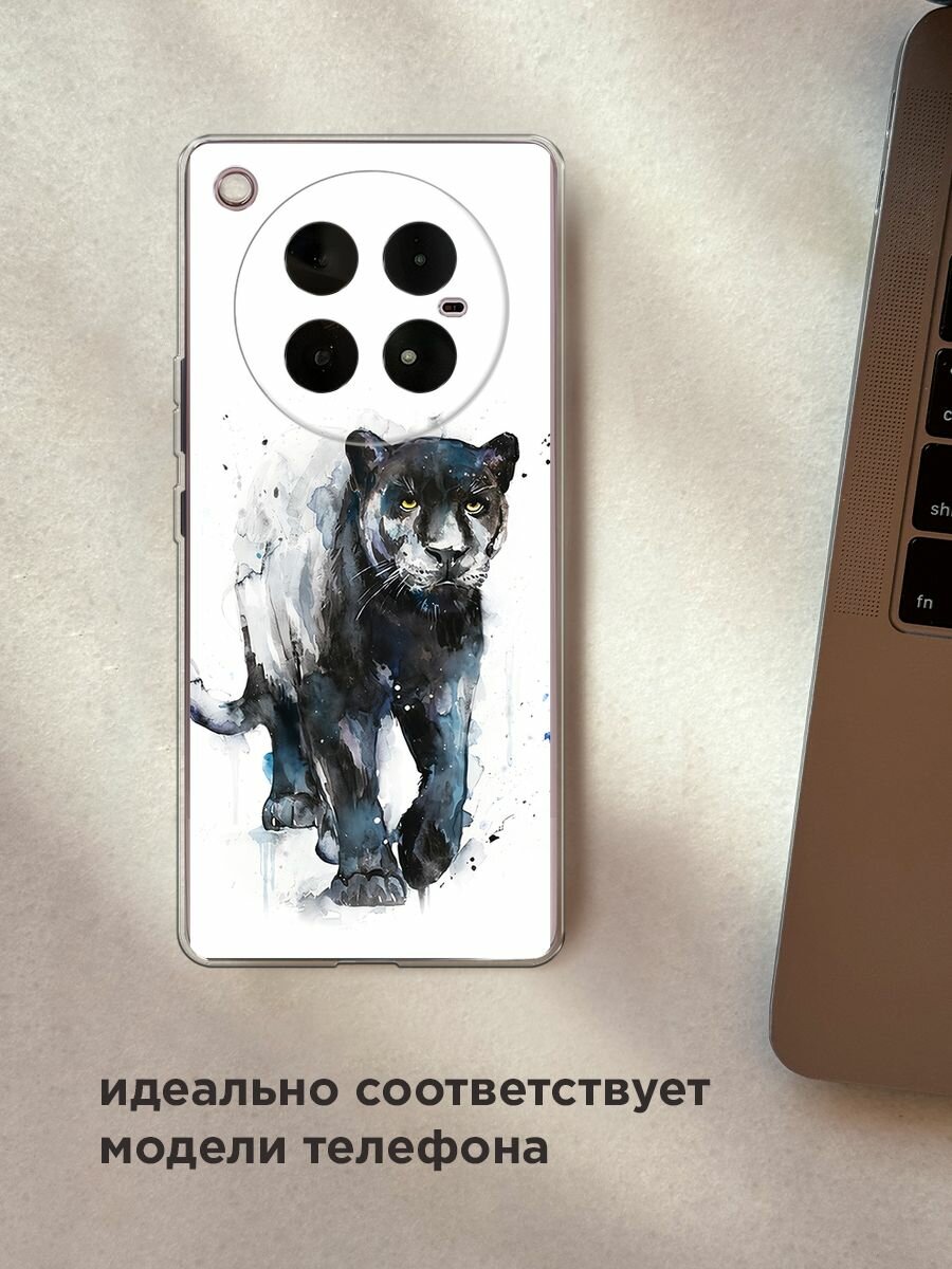 Чехол на Infinix Zero 40 4G / Инфиникс Зеро 40 4G с принтом "Пантера арт 3" — фото 1
