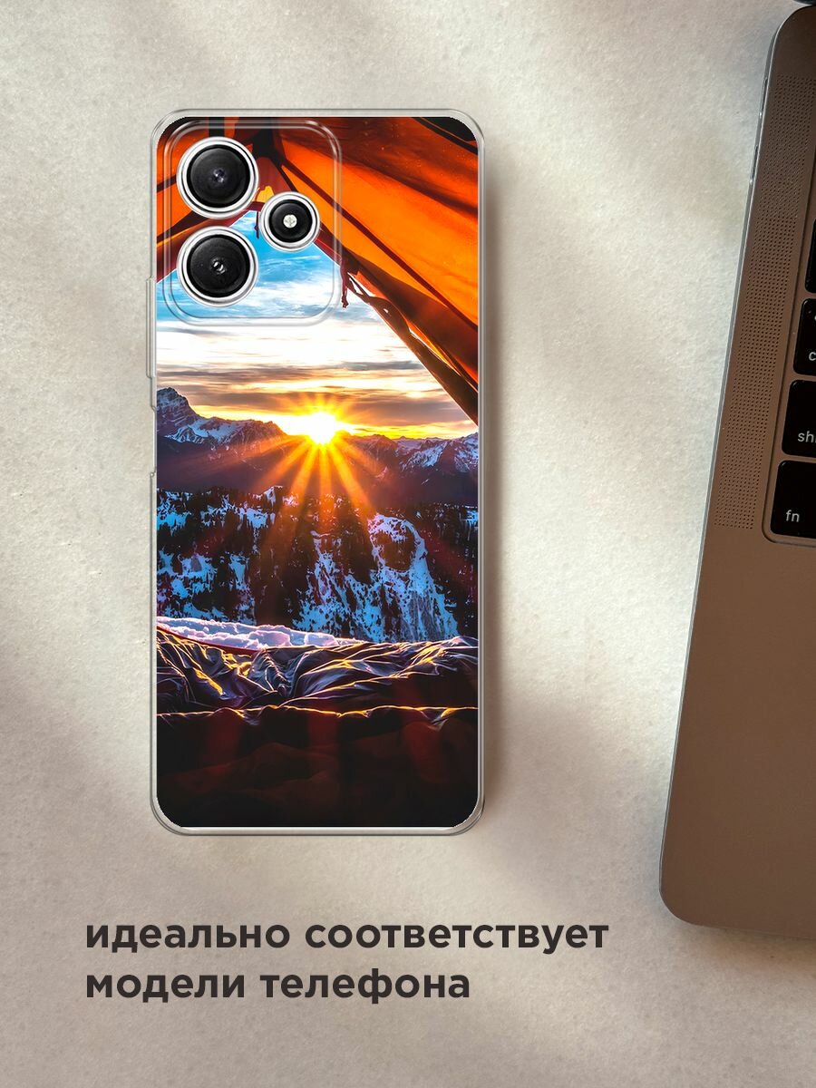 Чехол на Xiaomi Redmi 12 / Сяоми Редми 12 с принтом "Горы 7" — фото 1