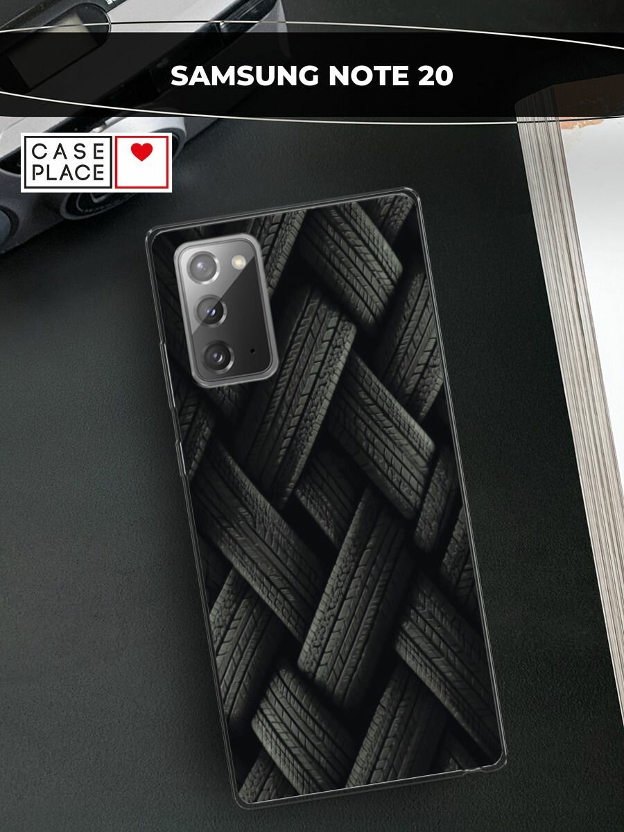 Чехол на Samsung Galaxy Note 20 / Самсунг Галакси Ноут 20 с принтом "Переплетение шин 2"