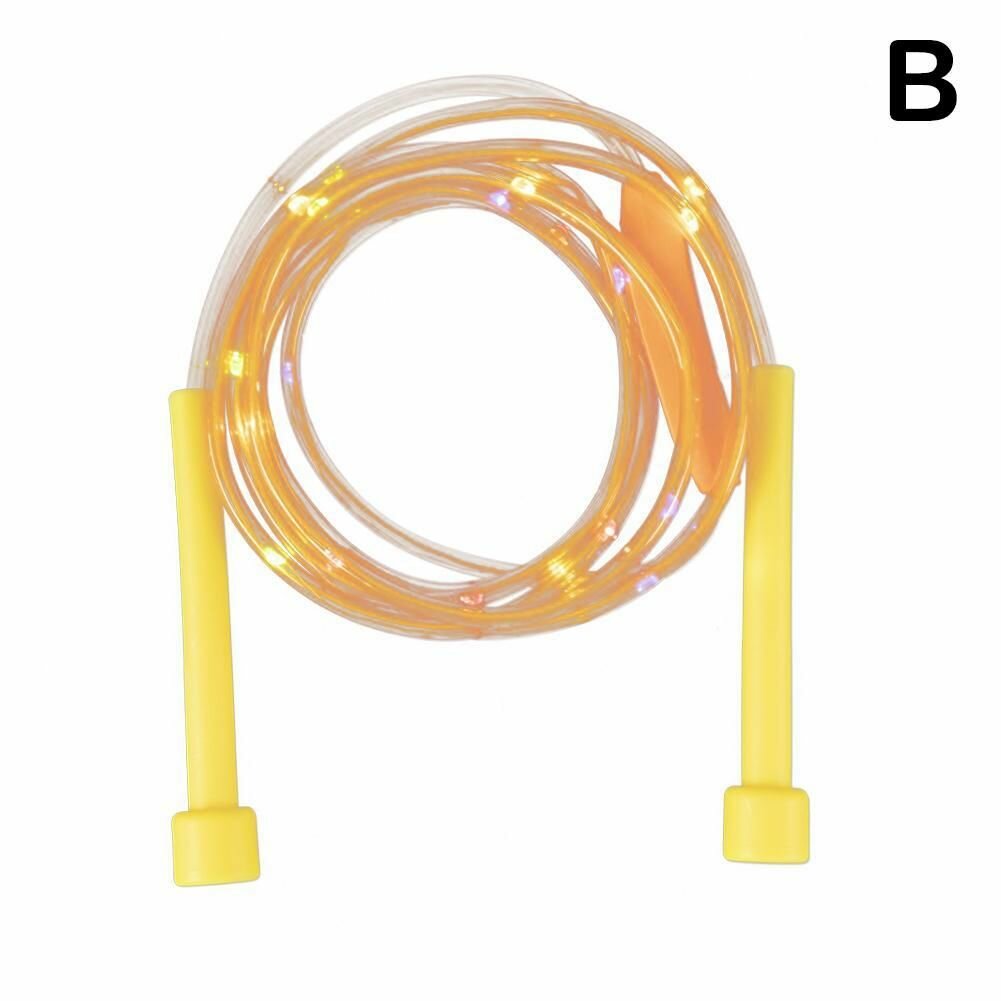 Яркая цветная светодиодная скакалка