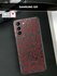 Чехол на Samsung Galaxy S21 / Самсунг Галакси S21 с принтом "Легкие бордовые сер...