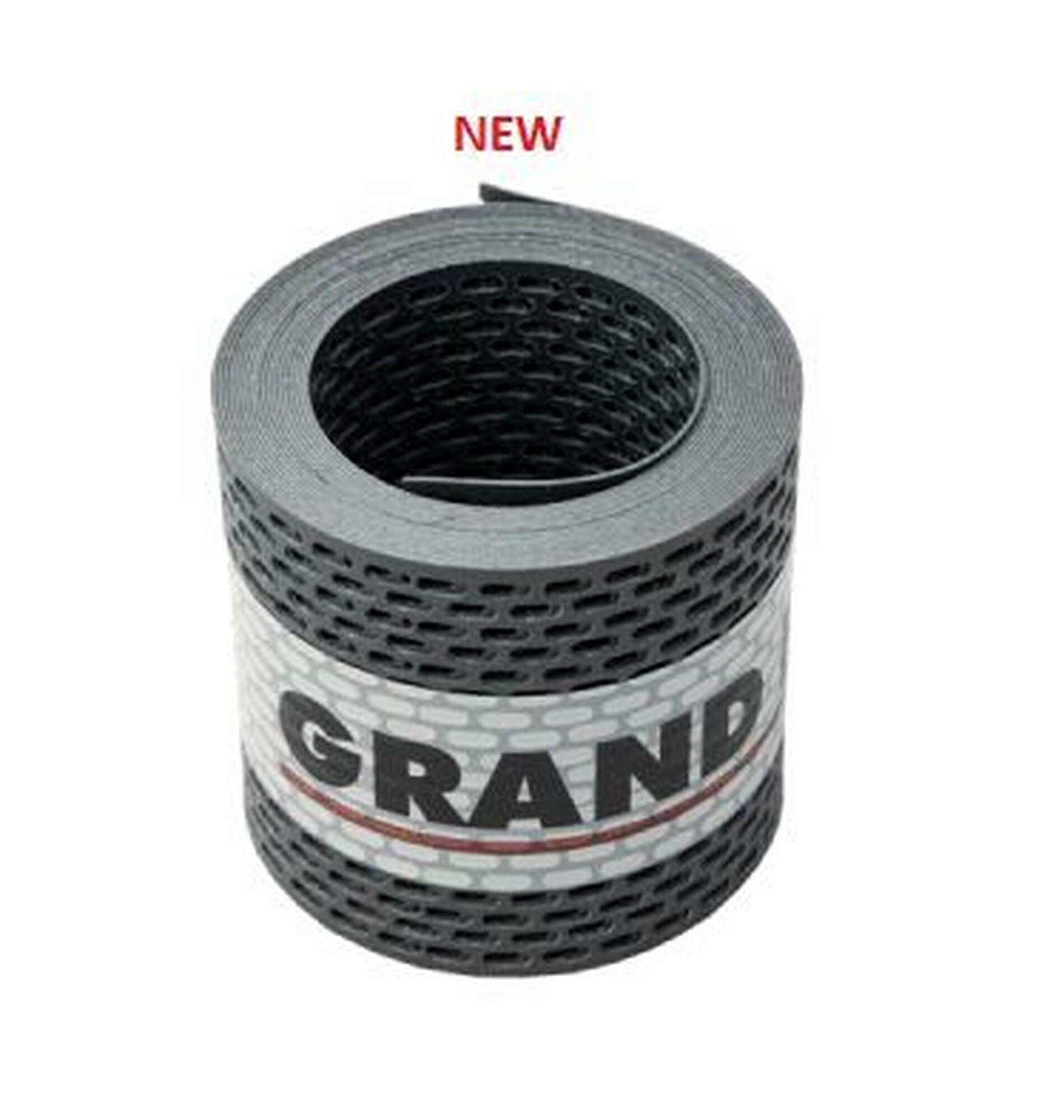 Лента вентиляционная карнизная GRAND LINE серая 100х5000