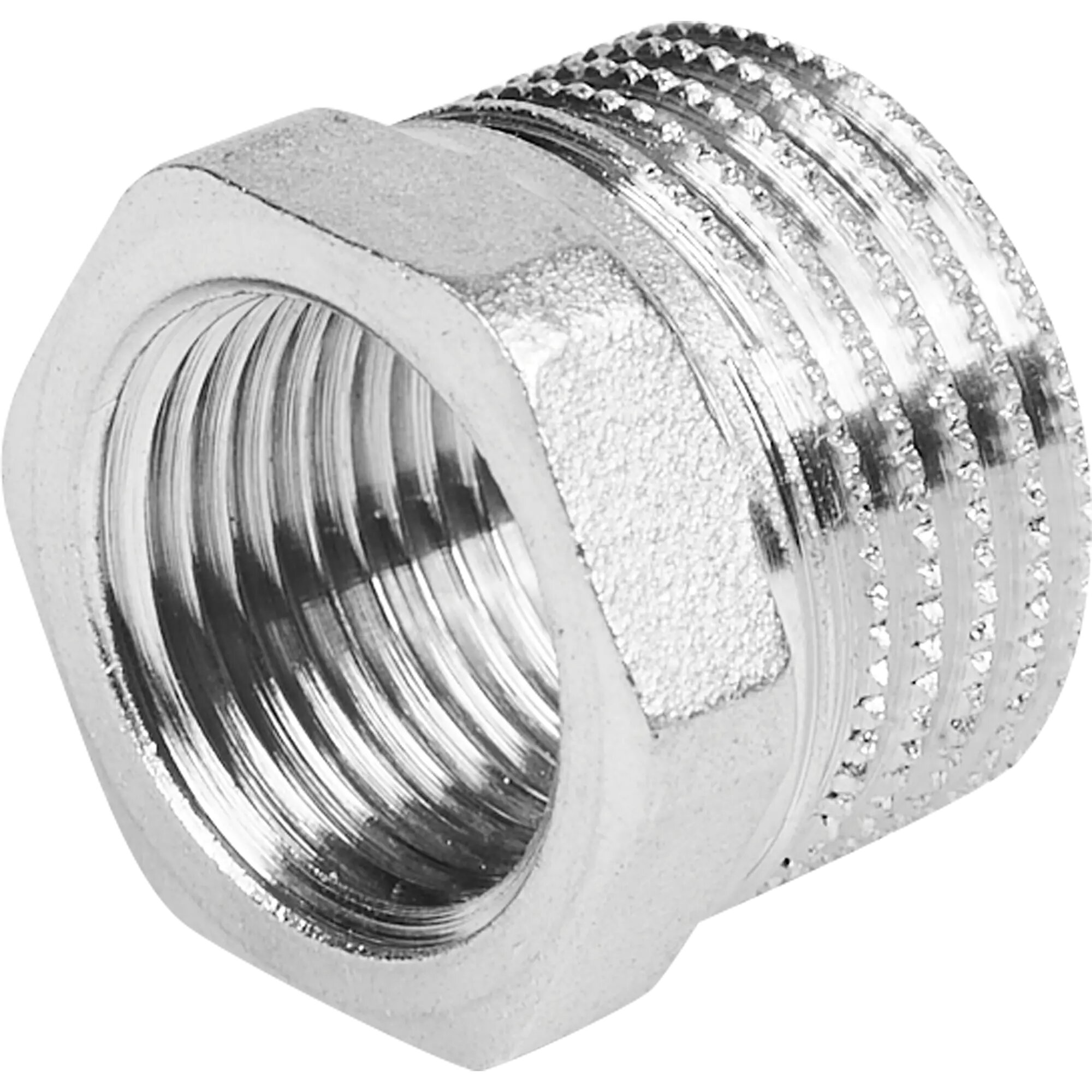 Футорка Stout латунная 1/2 x 3/8 ВР-НР, прецизионная резьба, SFT-0029-001238