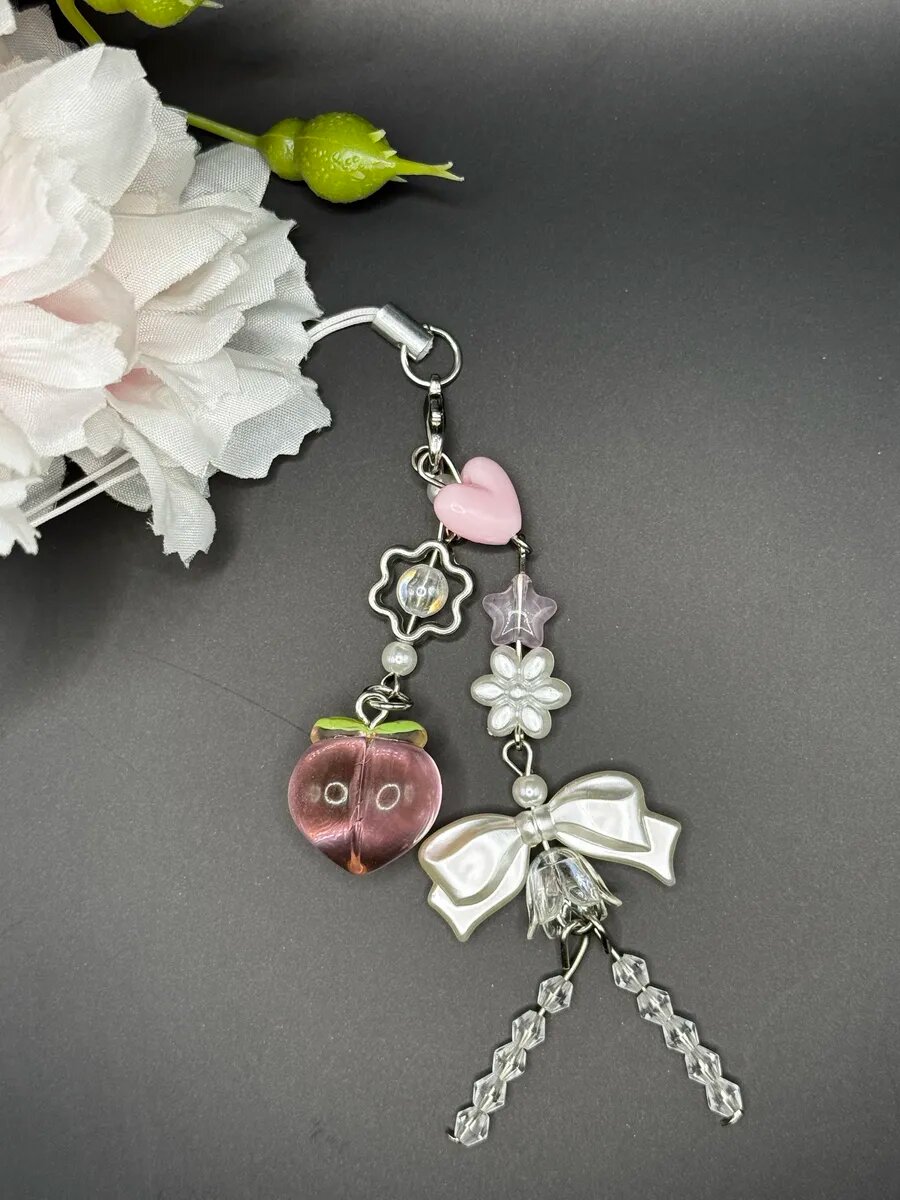 Брелок на телефон Персик