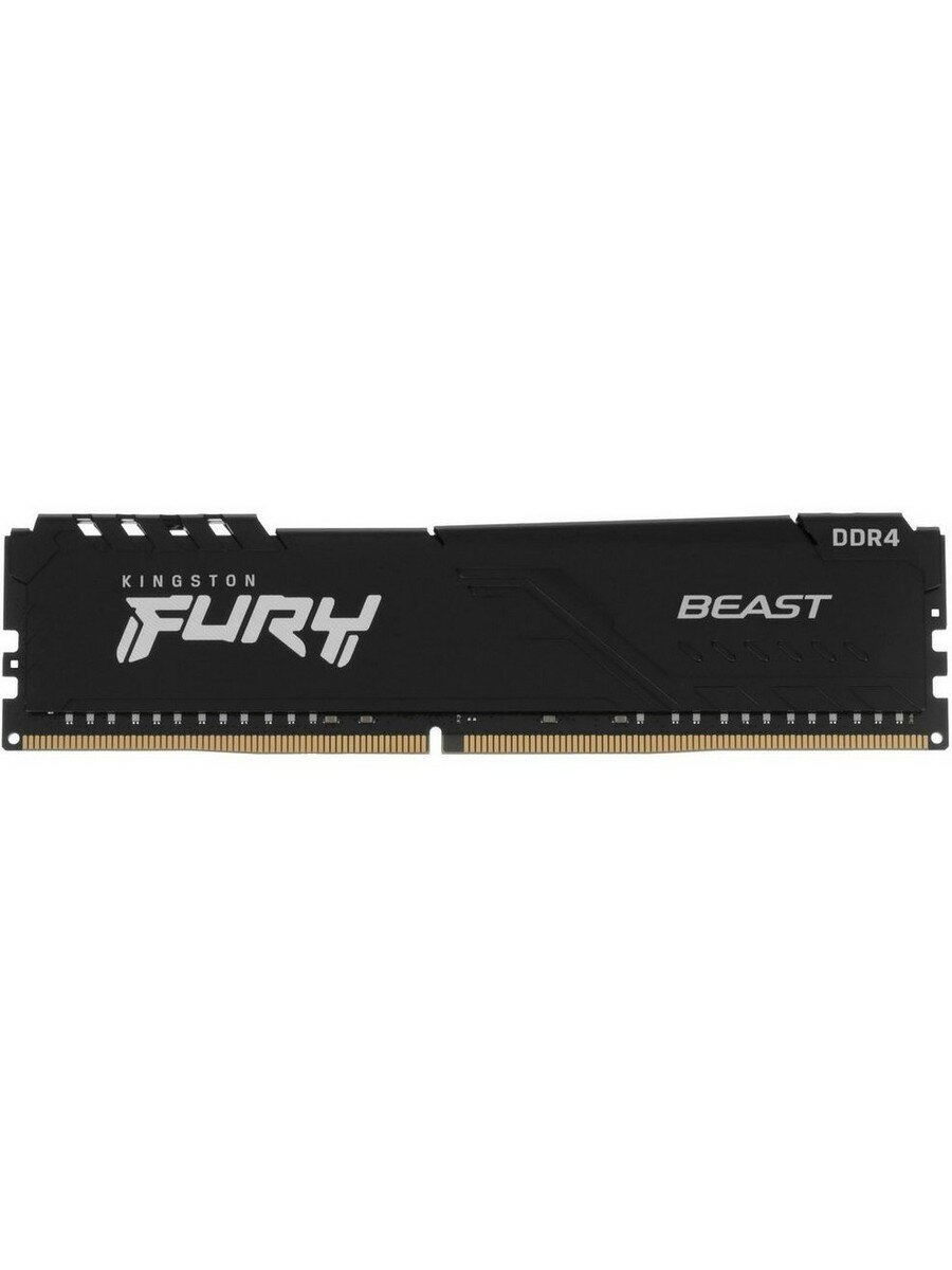Память KINGSTON DDR4 DIMM 16Gb FURY Beast черный (PC25600, 3200MHz, CL16, 1.2V, RTL) (KF432C16BB1/16WP)
