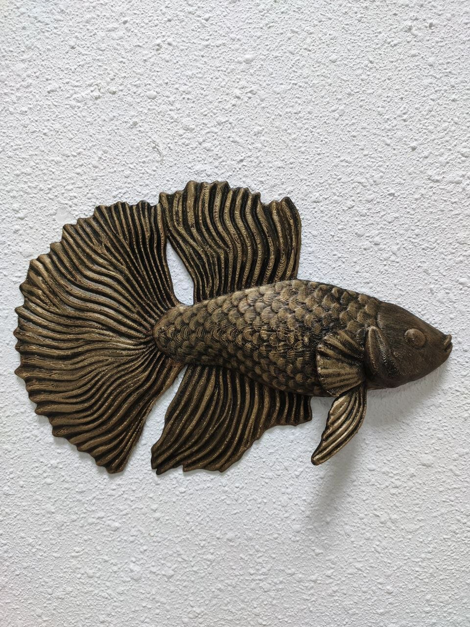 Статуэтка барельеф - Золотая рыбка