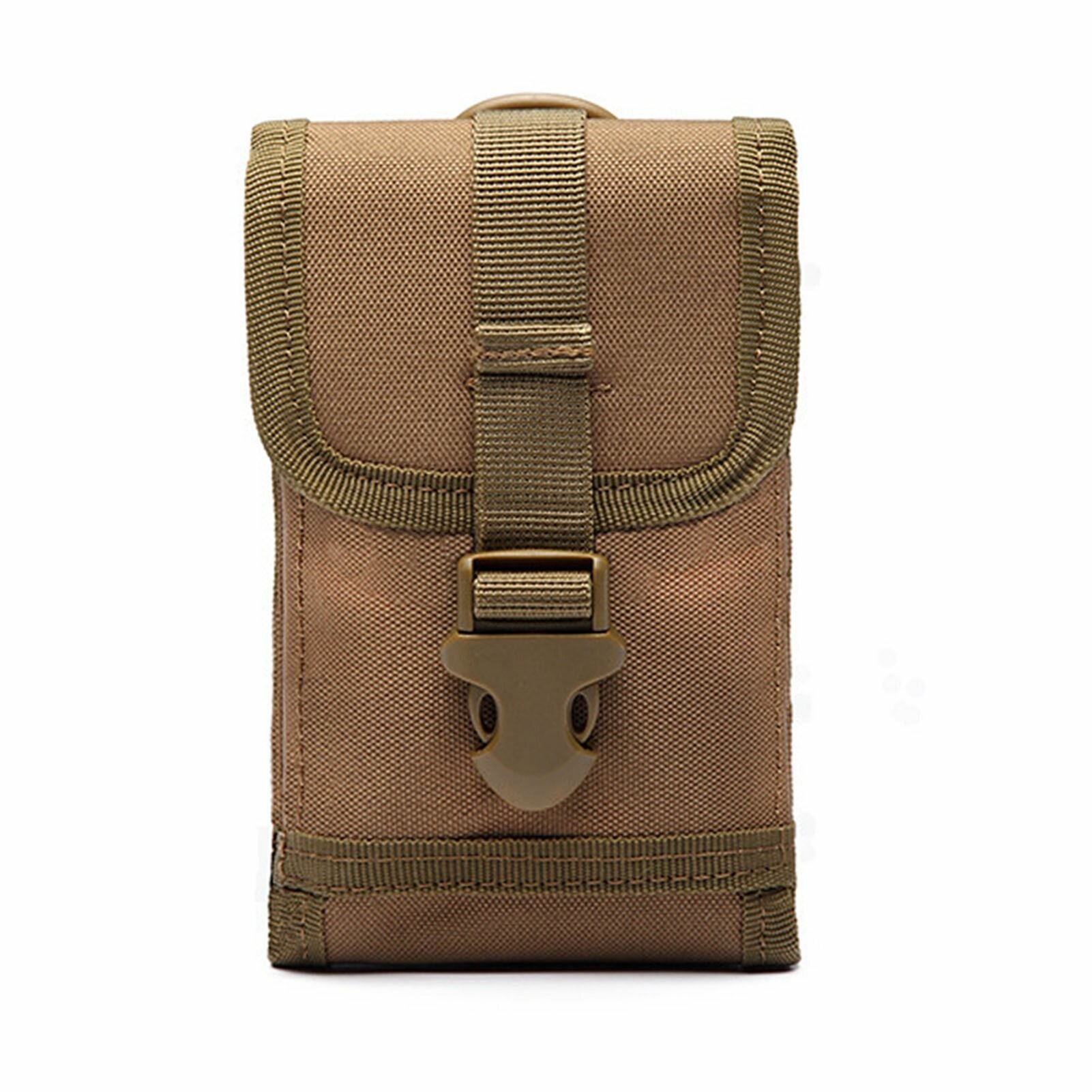 Военная сумка для мобильного телефона, нейлоновая водонепроницаемая многофункциональная поясная сумка для телефона для занятий спортом на открытом воздухе цвета хаки
