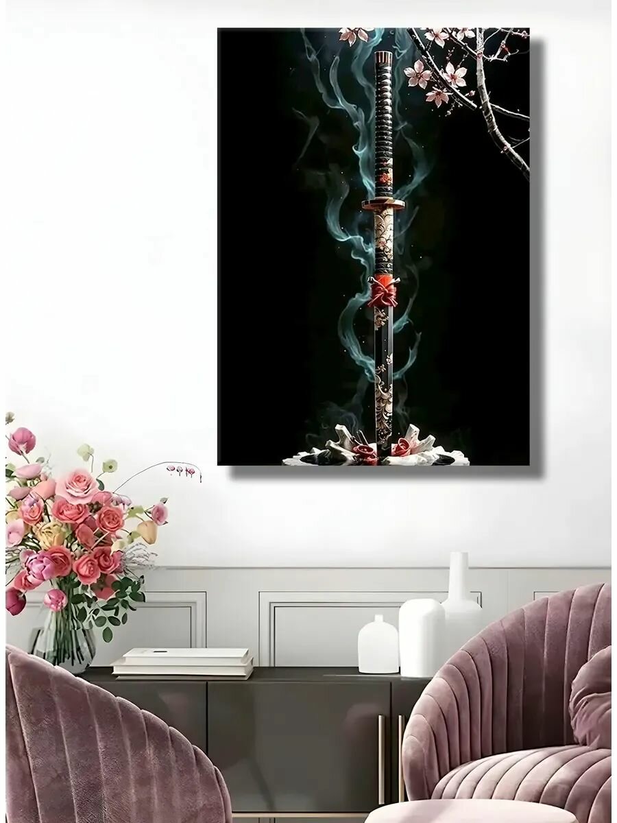 Картина "Тень цветка", на стену 30х40см 1шт.