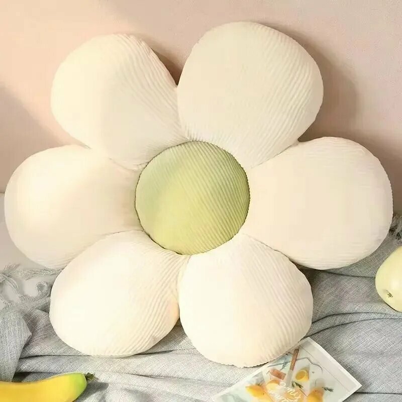 35cm Цветные цветочные плюшевые подушки, плюшевые игрушки в форме растений, подходящие для украшения семейных подарков