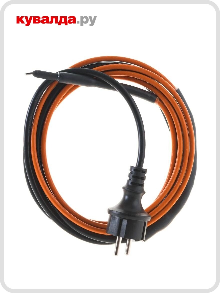 Нагревательный кабель REXANT 10HTM2-CT саморегулирующийся, пищевой (в трубу) 10м/100Вт