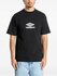Футболка Umbro, размер S, black/black
