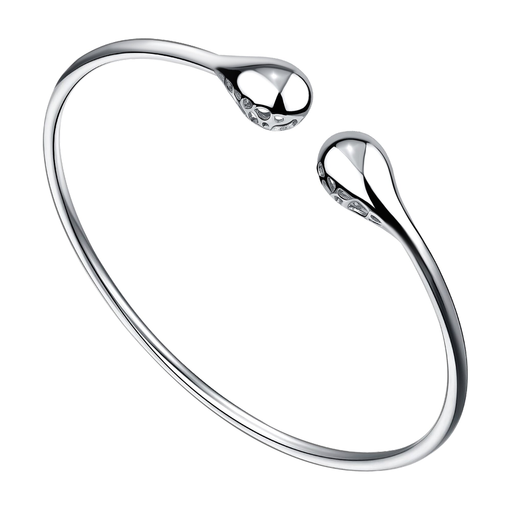 Браслет, серебро, 925 проба, родирование