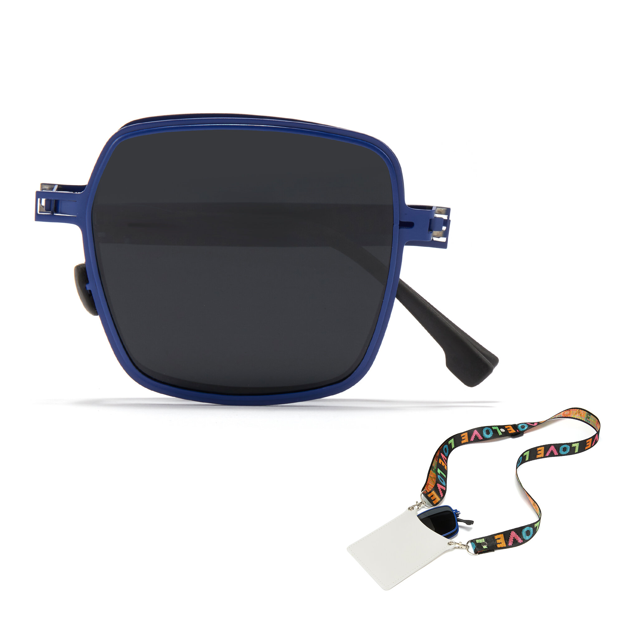 CYXUS PC Квадратные Солнцезащитные очки Унисекс Черный Синий Кофейный Красный OneSize