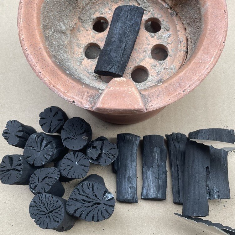 Уголь для барбекю и фондю Longan, для жарки и заваривания чая, без дыма