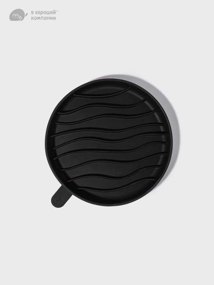 Миска лабиринт для медленно кормления собак и кошек силиконовая с присоской IN GOOD COMPANY (Дикий черный)