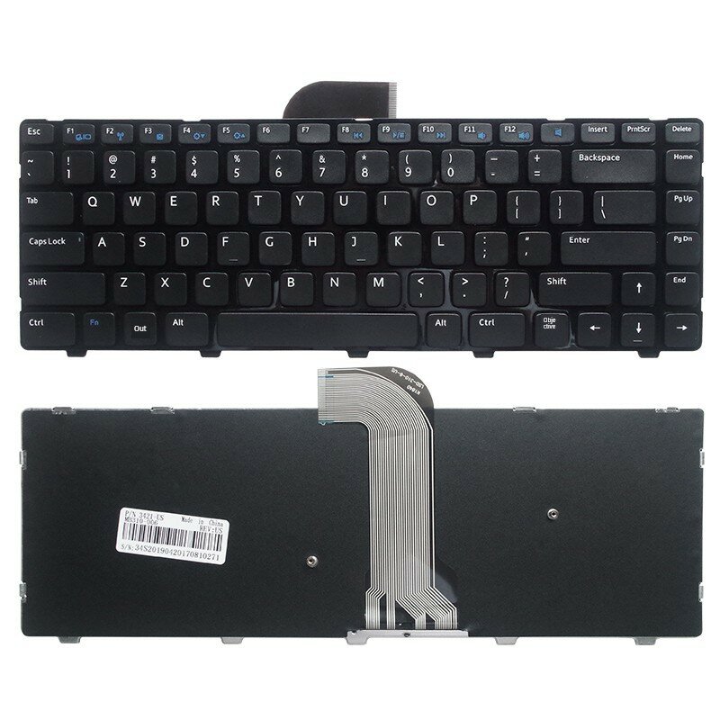 Клавиатура, совершенно новая, английская, для Dell 14, 34, M43, PS/2, мультимедийная, эргономика, 15 см