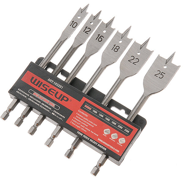 Набор 103201 перьевых сверл (Wiseup)