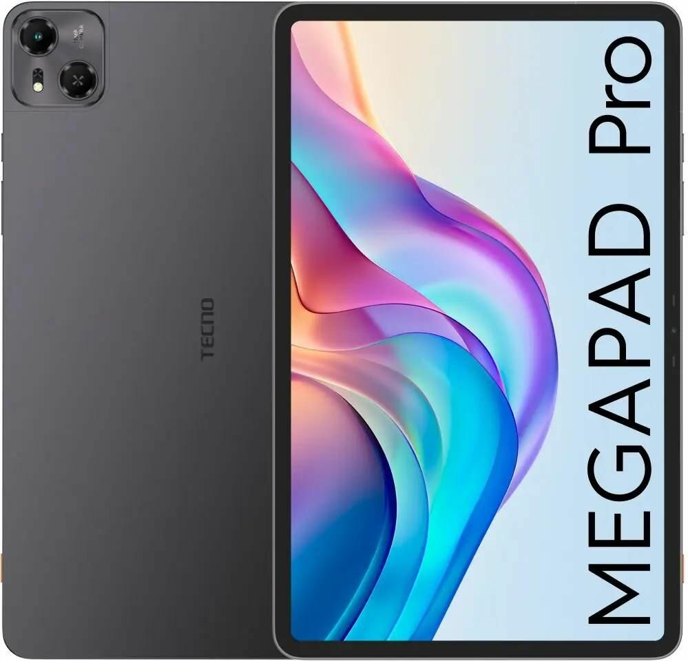 12" Планшет TECNO MegaPad Pro T1201 8/256 GB G100 4G, 2000 x 1200, 90Гц, Android 15, серый T1201 256+8 SKY GRAY