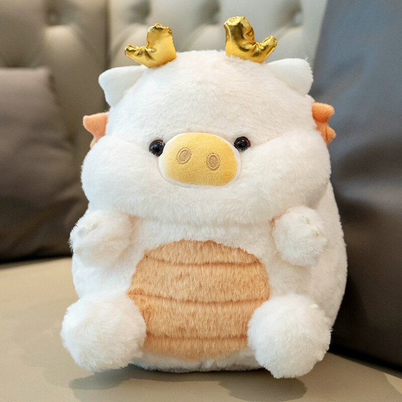 Милая плюшевая игрушка в виде свиньи-дракона, креативная кукла-свинка, мягкая игрушка, подушка для девочек,
