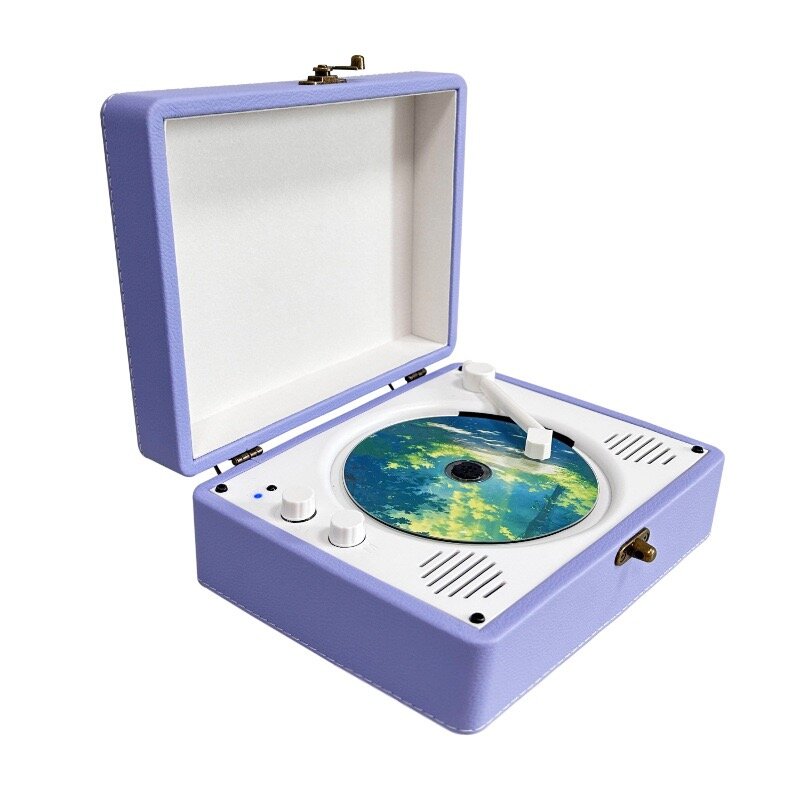 CD-плеер COZMO SG1900, винтажный, с 3D-эффектом звука, цвет taro purple