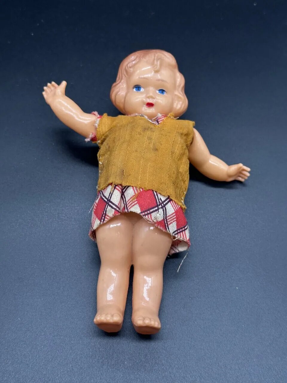 Кукла пупс СССР 10см 1960-70 годы винтажная 10см