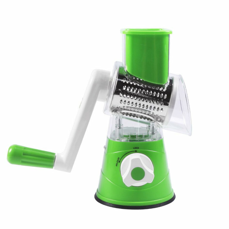 Ручная овощерезка-слайсер кухонная многофункциональная круглая овощерезка-мандолина