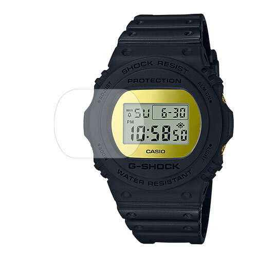 Скрин Мобайл защитный экран для часов Casio DW-5700BBMB-1 из гидрогелевая плёнка прозрачная