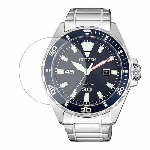 Скрин Мобайл защитный экран для часов Citizen BM7450-81L из гидрогелевая плёнка прозрачная