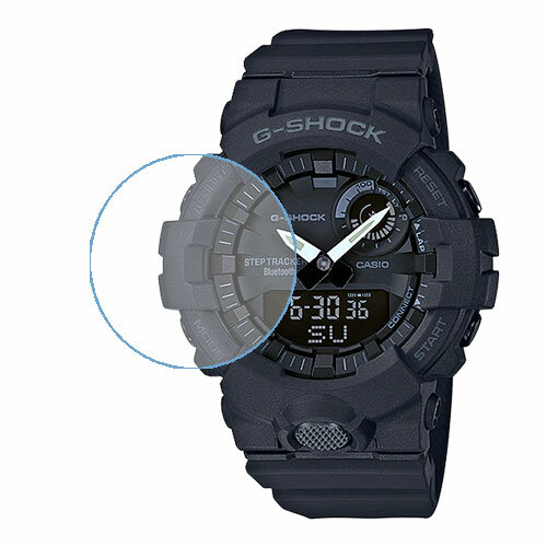 Скрин Мобайл защитный экран для часов Casio GBA-800-1A из нано стекло 9H