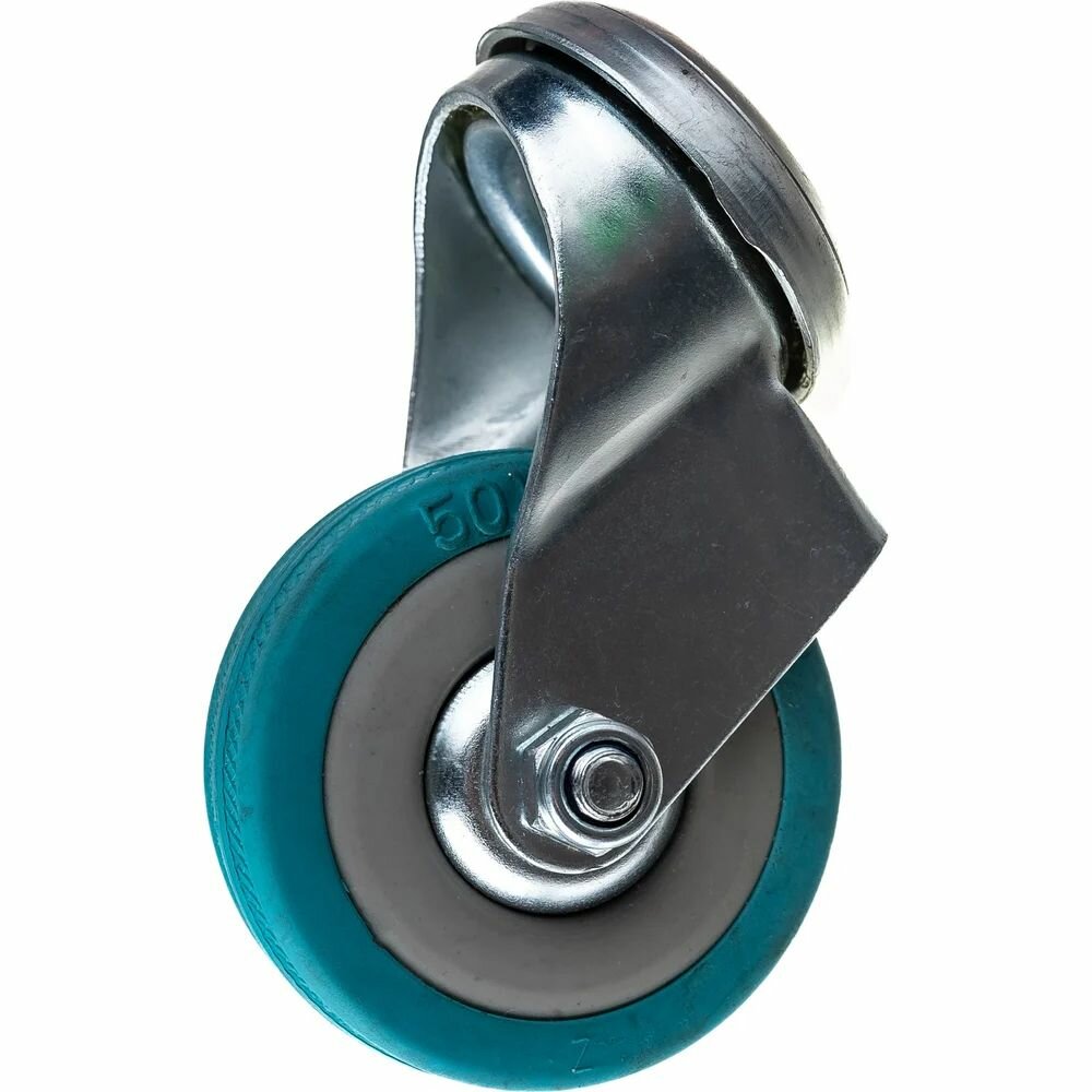 Колесо аппаратное поворотное под болт Longway SChg 25 Поворотная колесная опора сер. рез. под болт (10/120)