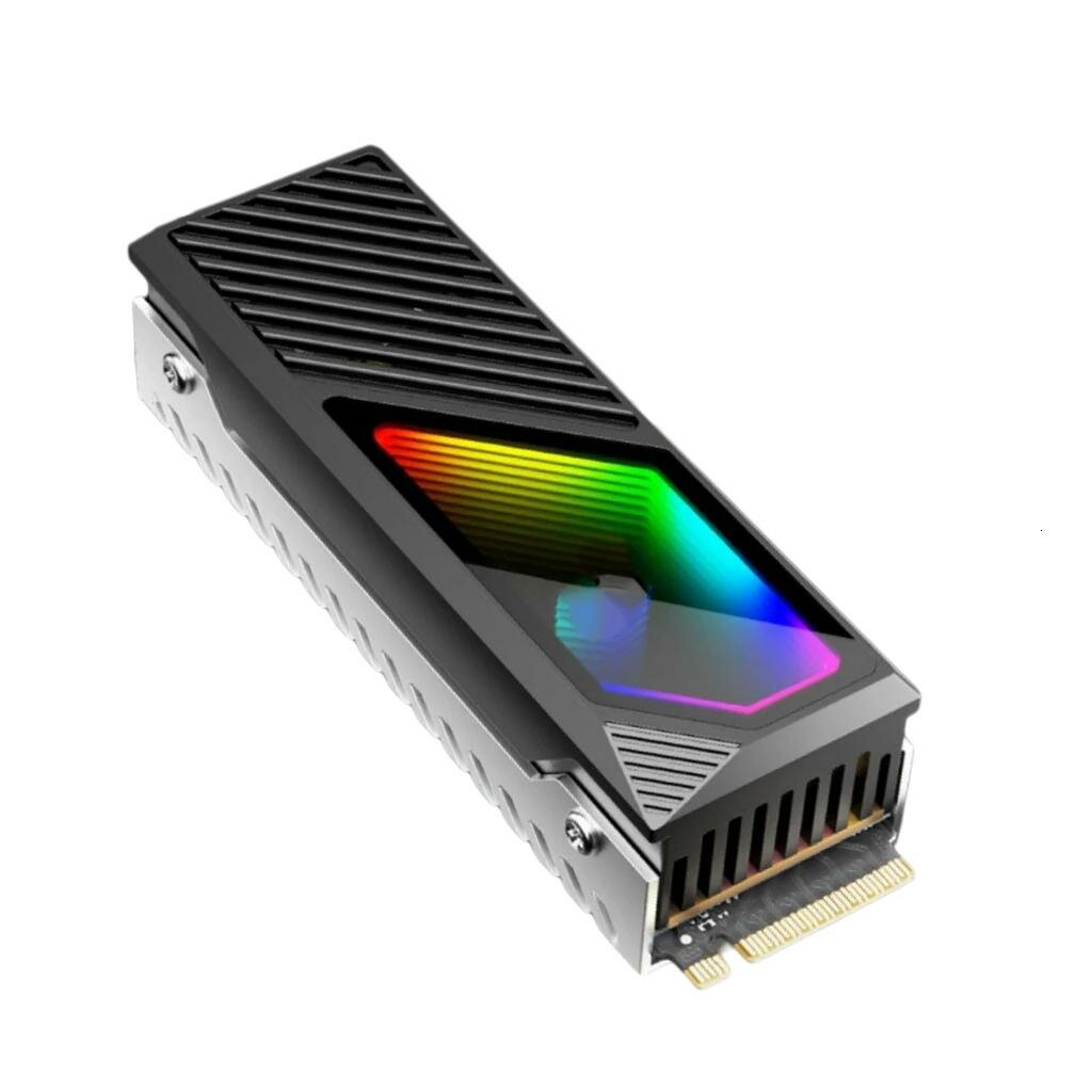 M.2 ARGB охлаждение для SSD 2280, Черный