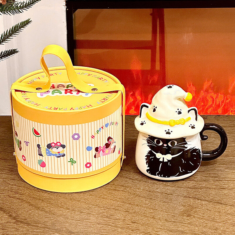 Подарок на день рождения для девочек, практичный небольшой презент, высокая эстетическая ценность, милая керамическая кружка, изысканный подарок для лучших подруг.