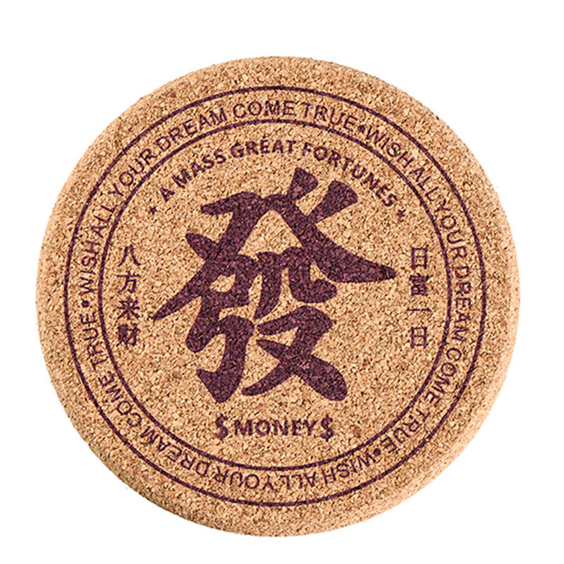 Винтажный домашний пробковый подстаканник в китайском стиле, пробковый теплоизоляционный коврик, коврик для обеденного