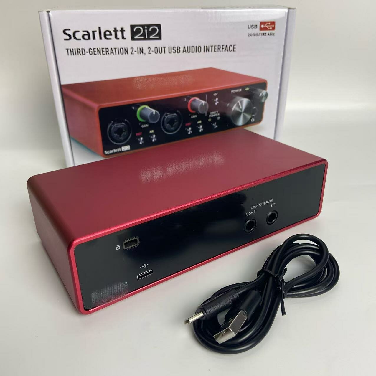 Контроллер для записи музыкальных инструментов без драйвера внешней звуковой карты Scarlett 2I2 (копия)