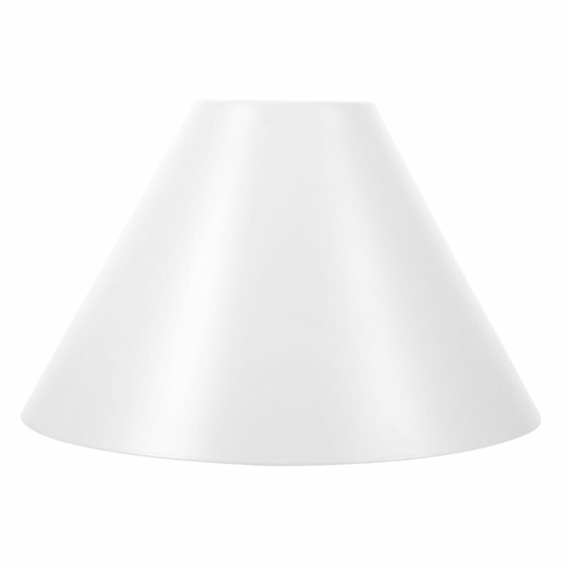 Металлический бочкообразный абажур люстры-белый