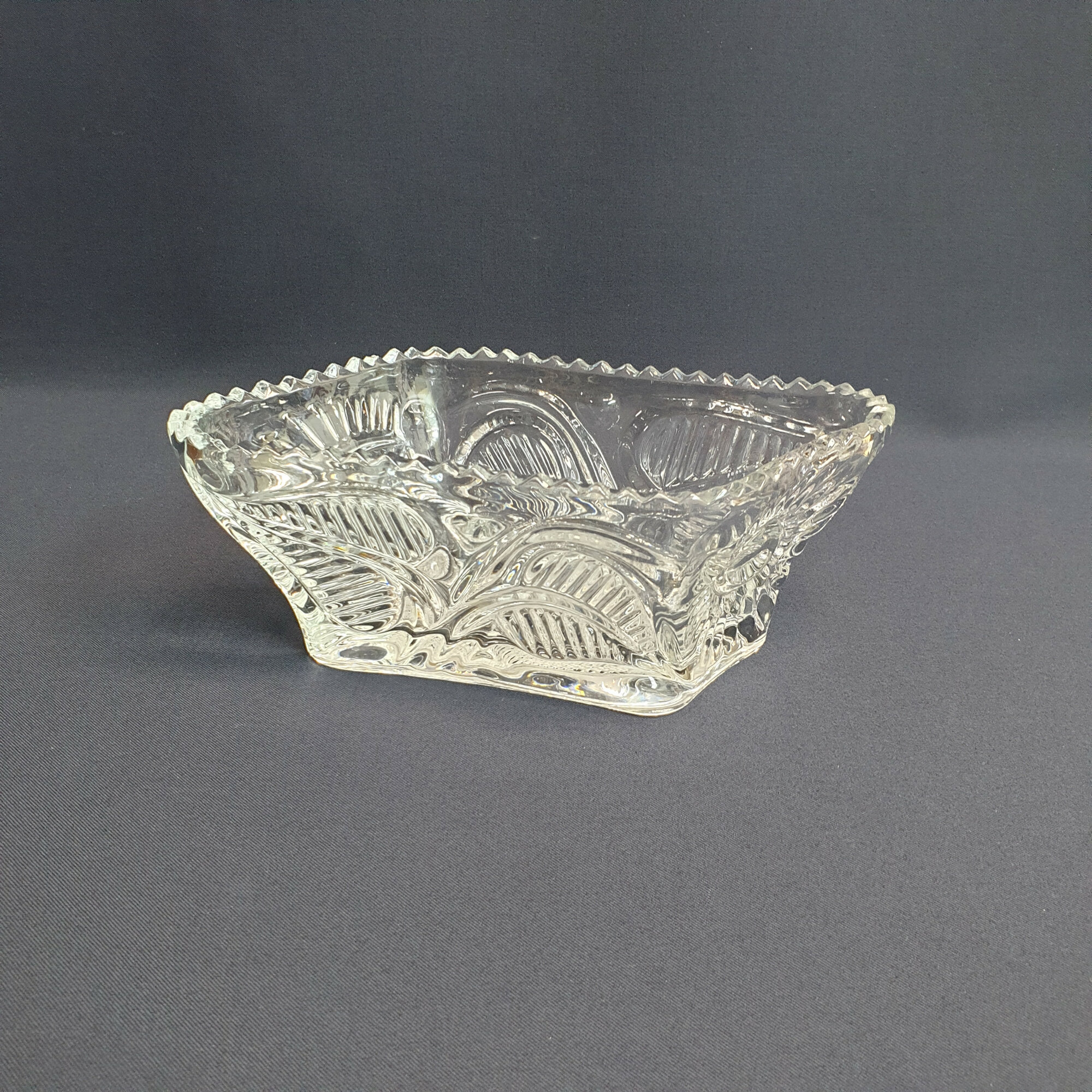 Салатник, хрусталь 26х14 см, винтаж СССР