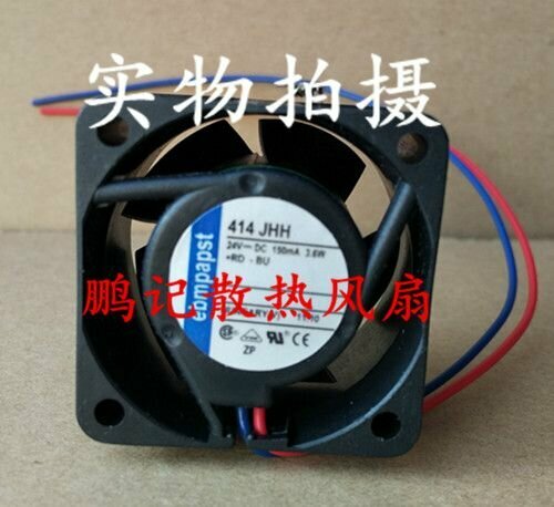 EBM 414 JHH 40 * 25 мм DC24V 3,6 Вт высококачественный инверторный вентилятор охлаждения