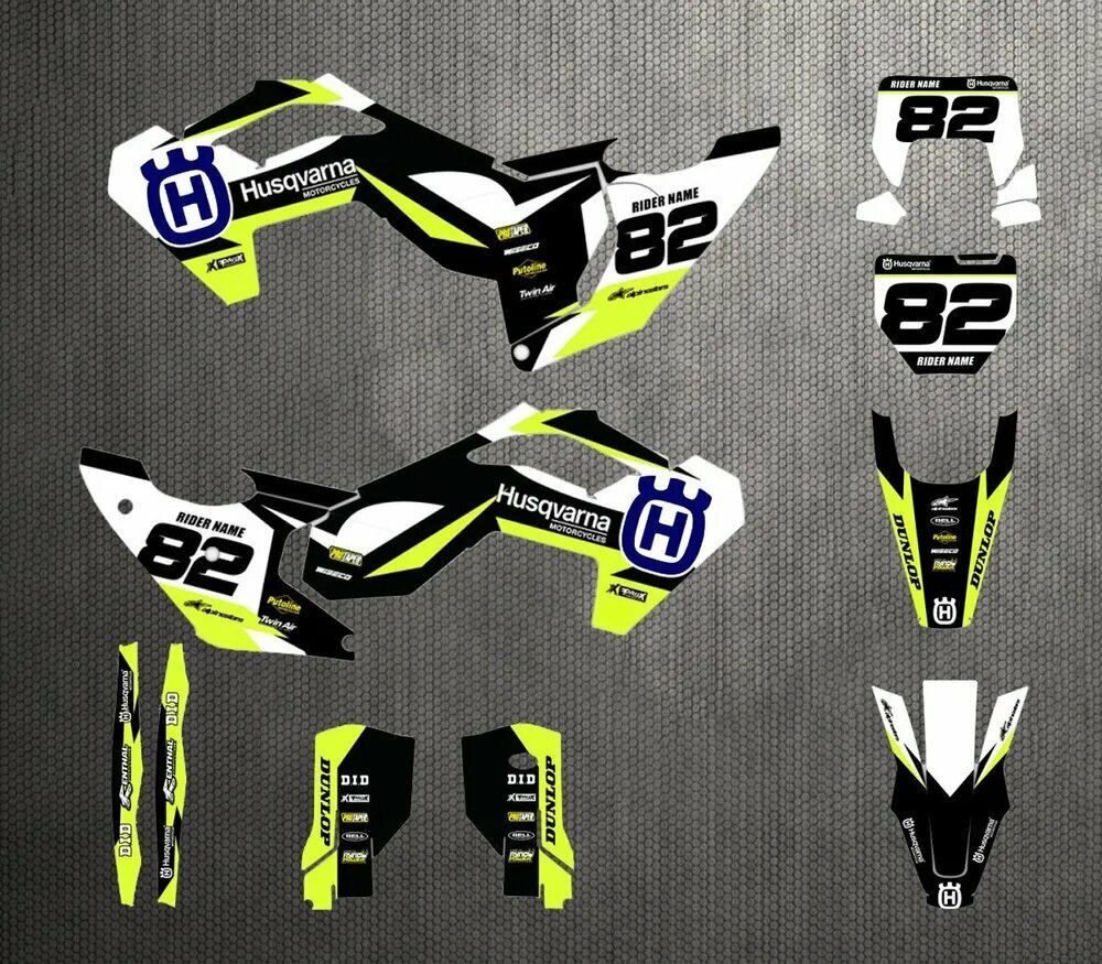 Для HUSQVARNA TC 125 250, FC 250 350 450, TX 300 2023-2024, TE FE 2024-2025 TBI Наклейка Крутой