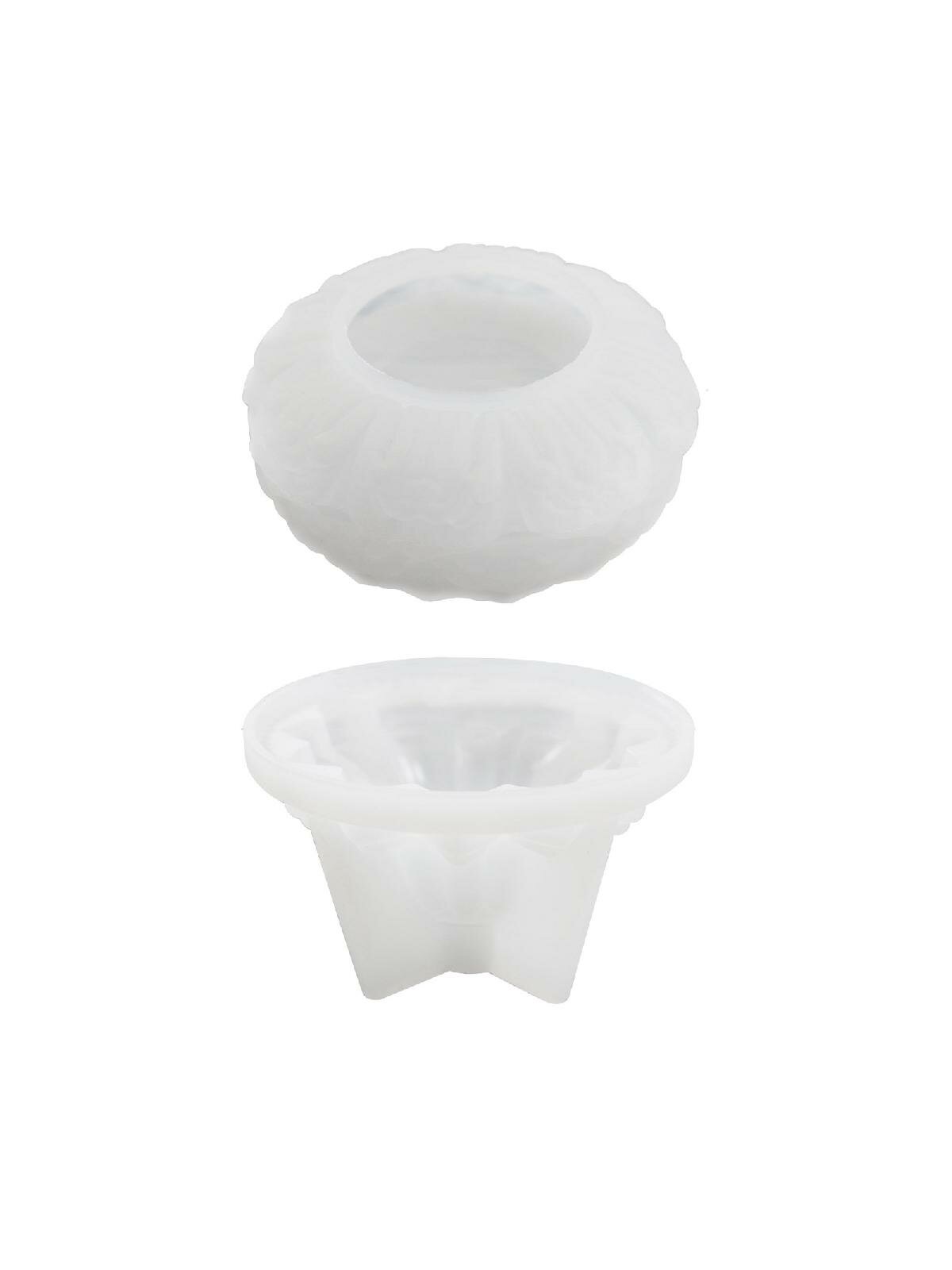 Сделай сам кристалл эпоксидной смолы эпоксидная смола lotus настольный подсвечник зеркало силиконовая форма